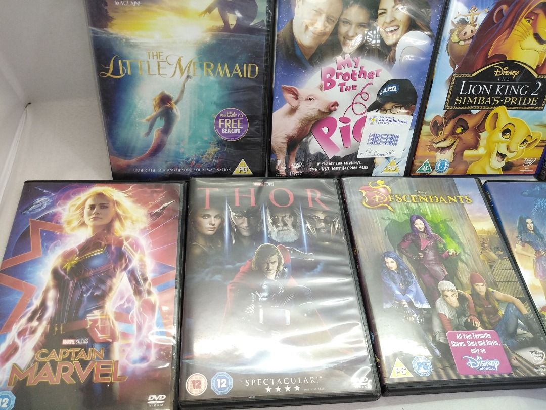 Blockbuster & classic DVD movies for kids with Disney & Marvel movies ...