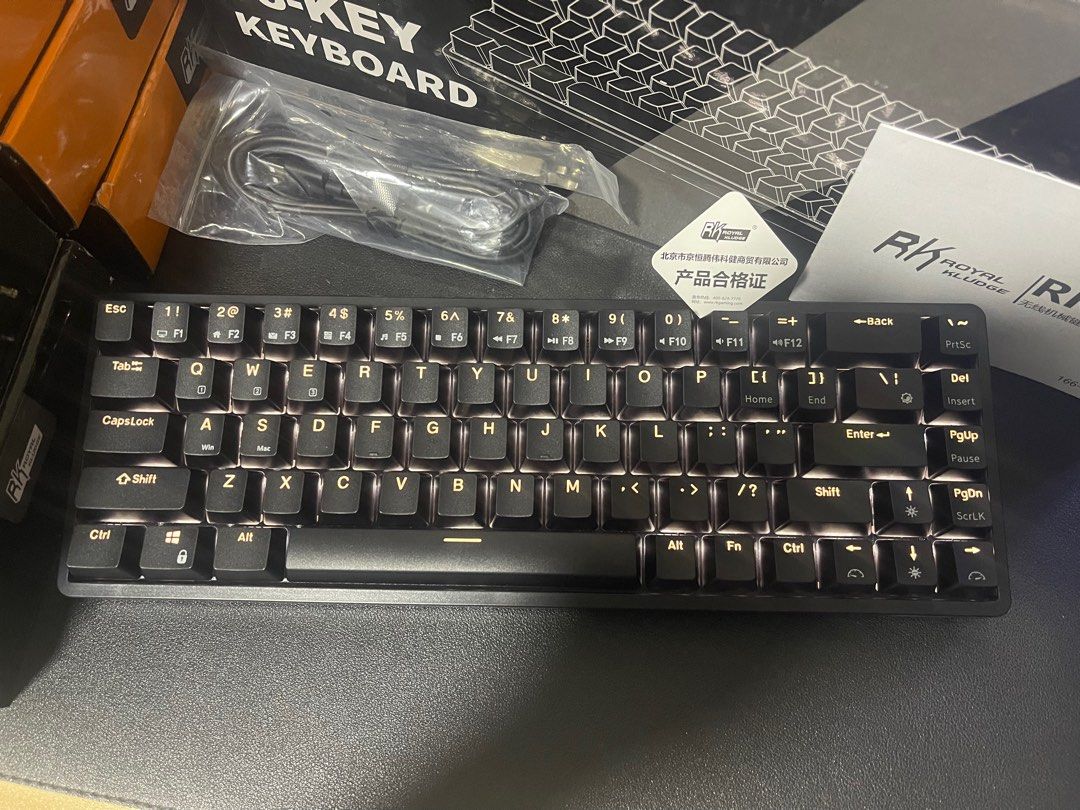 BNIB Royal Kludge RKG68 mechanical keyboard gaming keyboard SALE ...