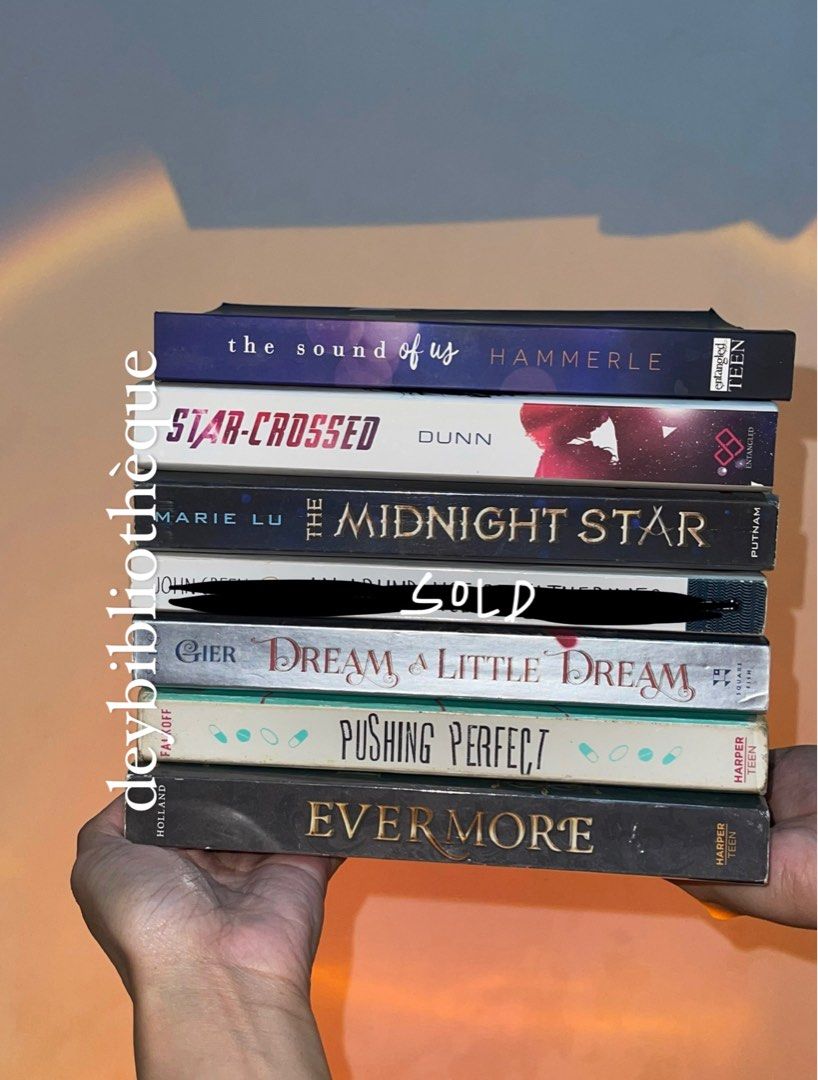 Book bundle (the midnight star, pushing perfect, the sound of us, star ...