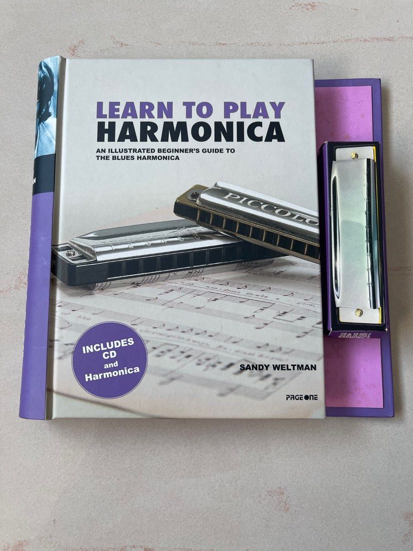 Book: Learn To Play HARMONICA (Tag: not guitar), Hobbies & Toys, Music & Media, Music ...