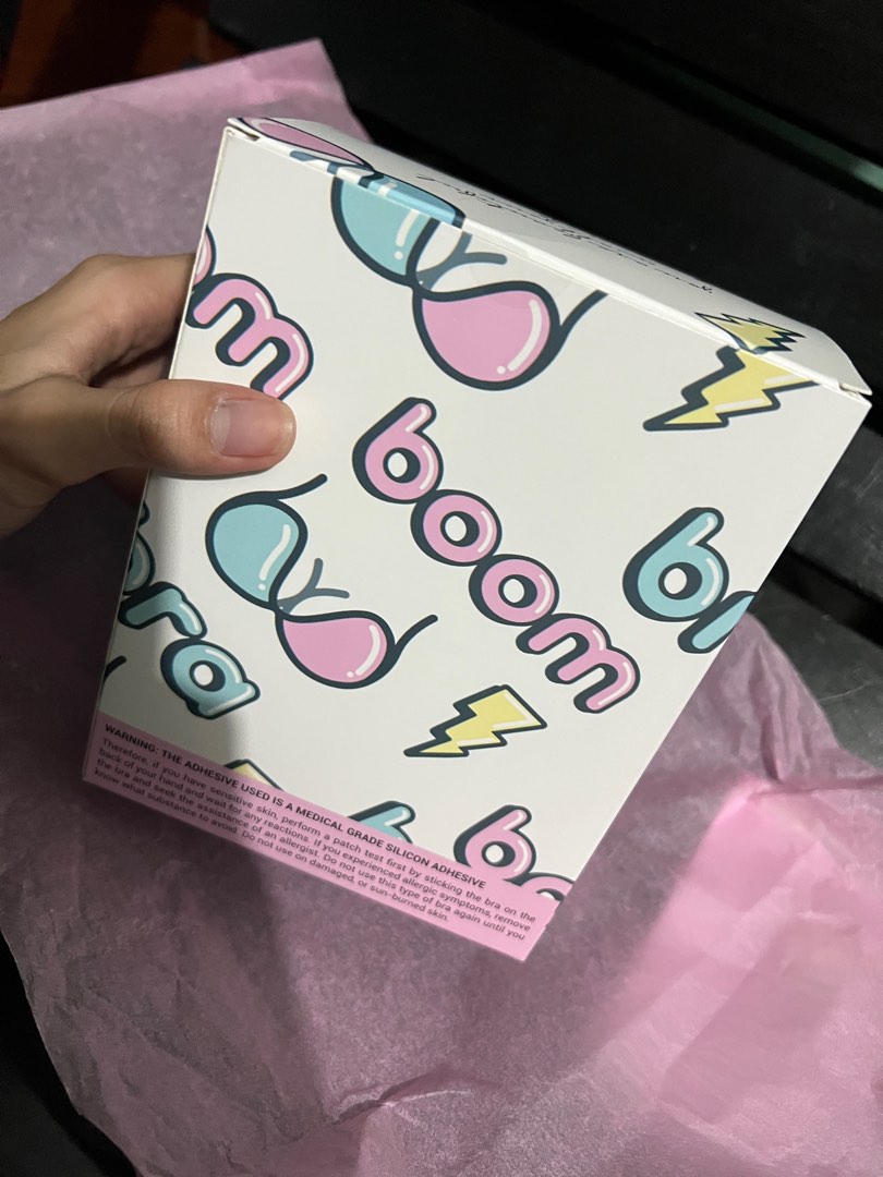 Bra boom Adhesive Super Push Up Bra, Women's Fashion, Undergarments ...