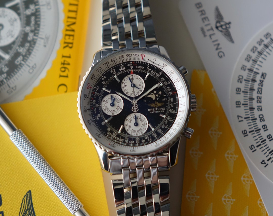 Breitling Navitimer 1461C Perpetual calendar chronograph moonphase ...