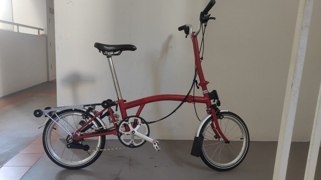 Brompton H6R House of Red ( Brand New ), Sports Equipment, Bicycles ...