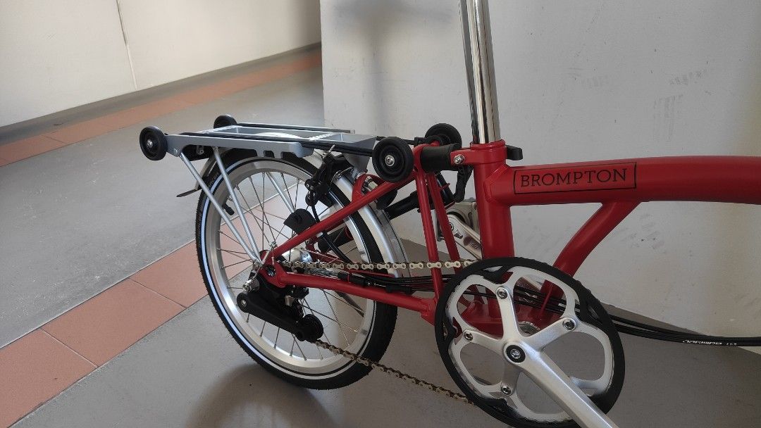Brompton H6R House of Red ( Brand New ), Sports Equipment, Bicycles ...