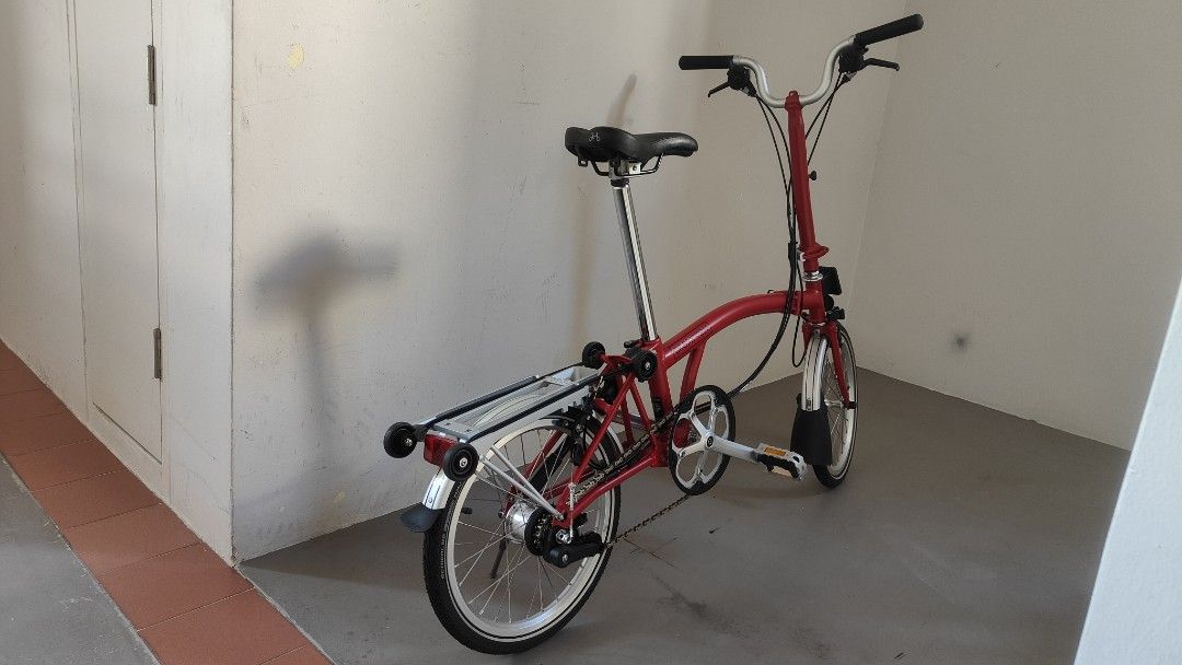 Brompton H6R House of Red ( Brand New ), Sports Equipment, Bicycles ...