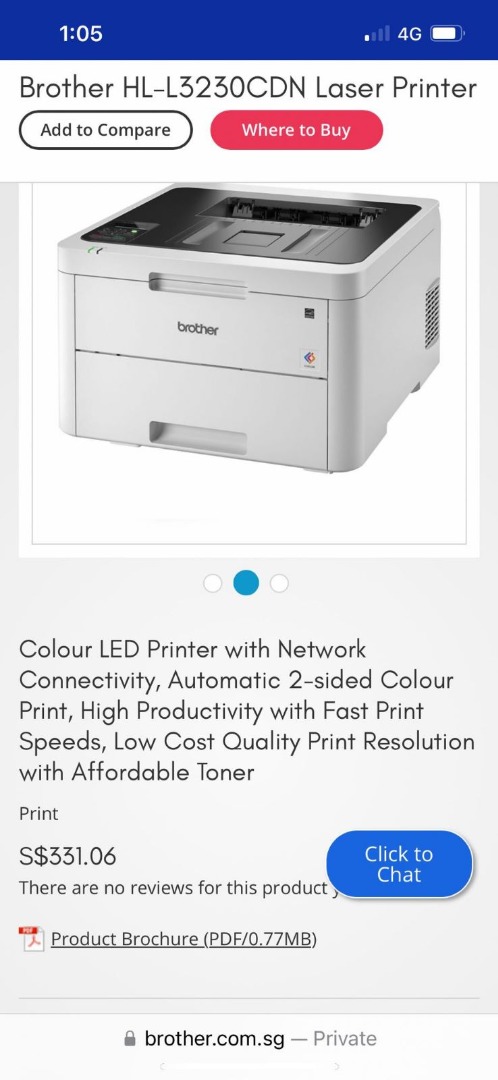 Brother Color Laser Printer Clearance, Computers & Tech, Printers ...
