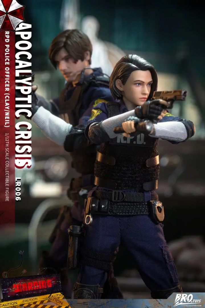 Brotoy - Resident Evil 2 - Claire & Jill - 1/12 scale, Hobbies & Toys ...