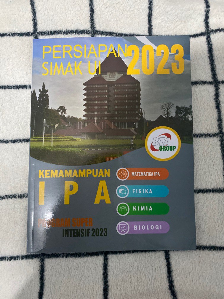 BUKU INTENSIF BTA SIMAK UI 2023 on Carousell BUKU INTENSIF BTA SIMAK UI 2023 on Carousell