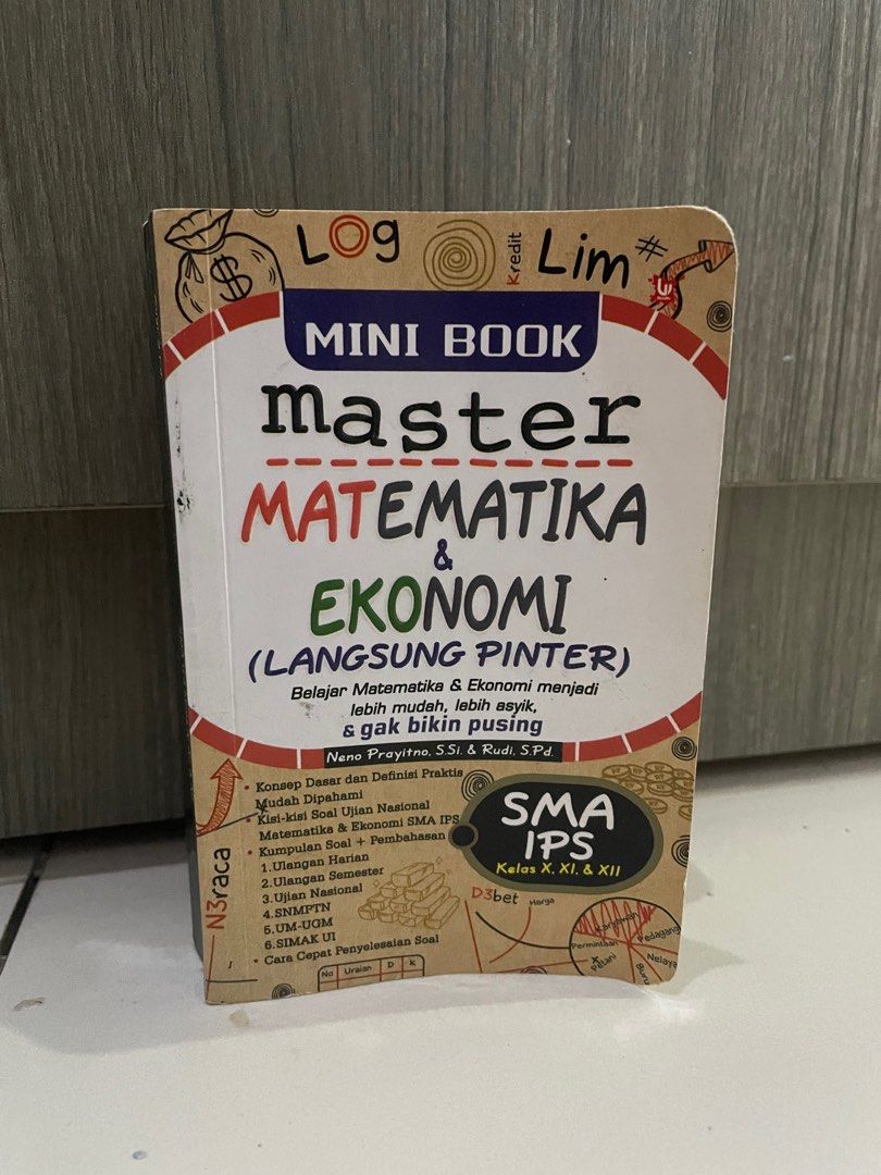 Buku Master Matematika dan Ekonomi, Buku & Alat Tulis, Buku di Carousell