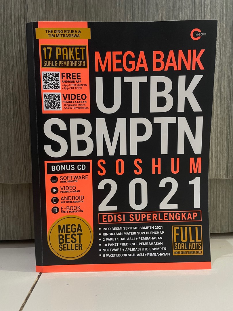 Buku Mega Bank UTBK SBMPTN Soshum 2021 on Carousell