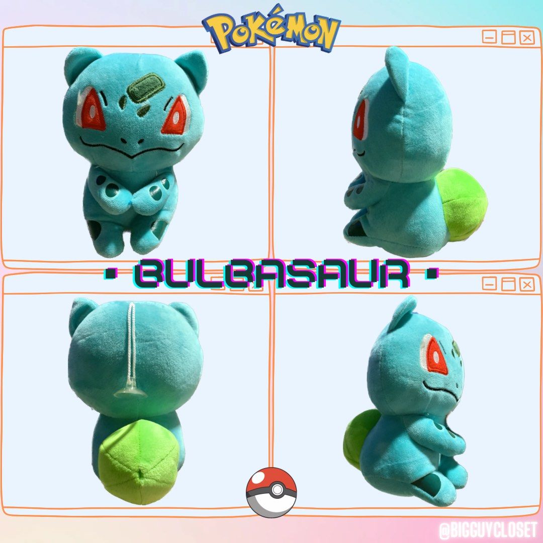 Bulbasaur Pokemon Plush Soft Toy, Hobbies & Toys, Toys & Games on Carousell