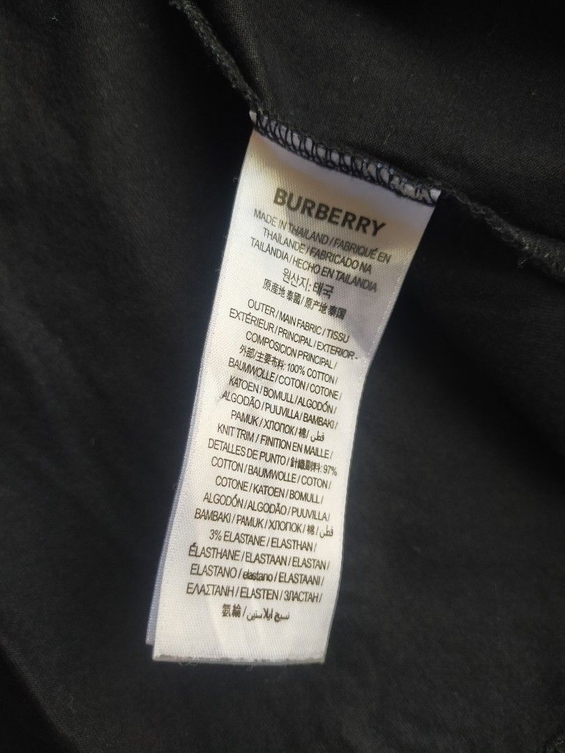 Burberry Horseferry house logo shirt black, Men's Fashion, Tops & Sets ...