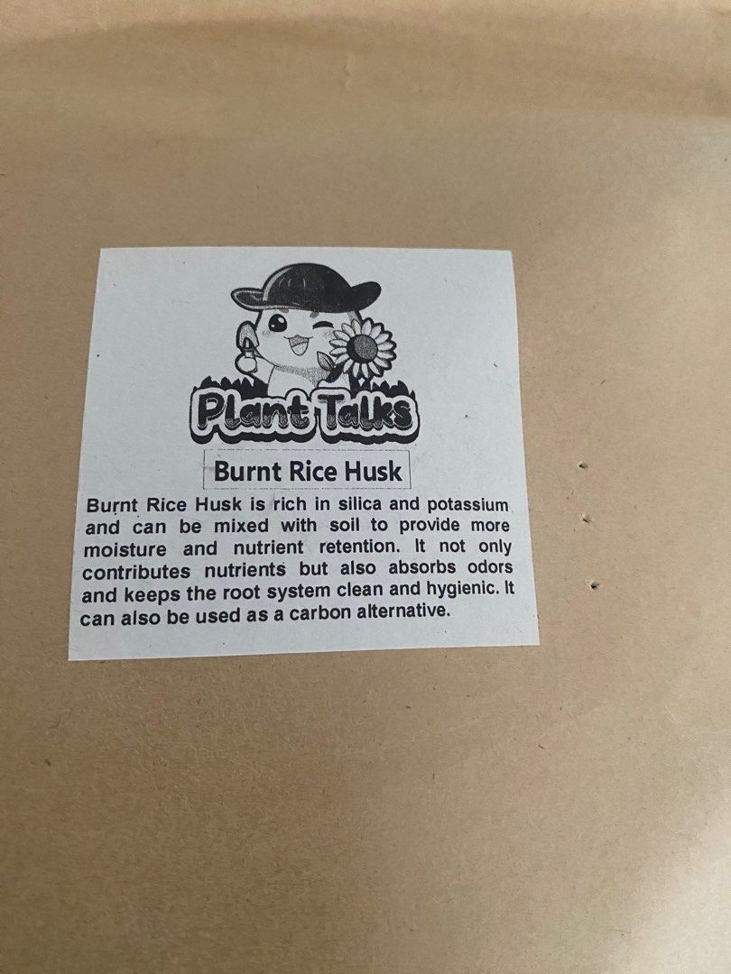 Burnt rice husk, Furniture & Home Living, Gardening, Garden Soil ...