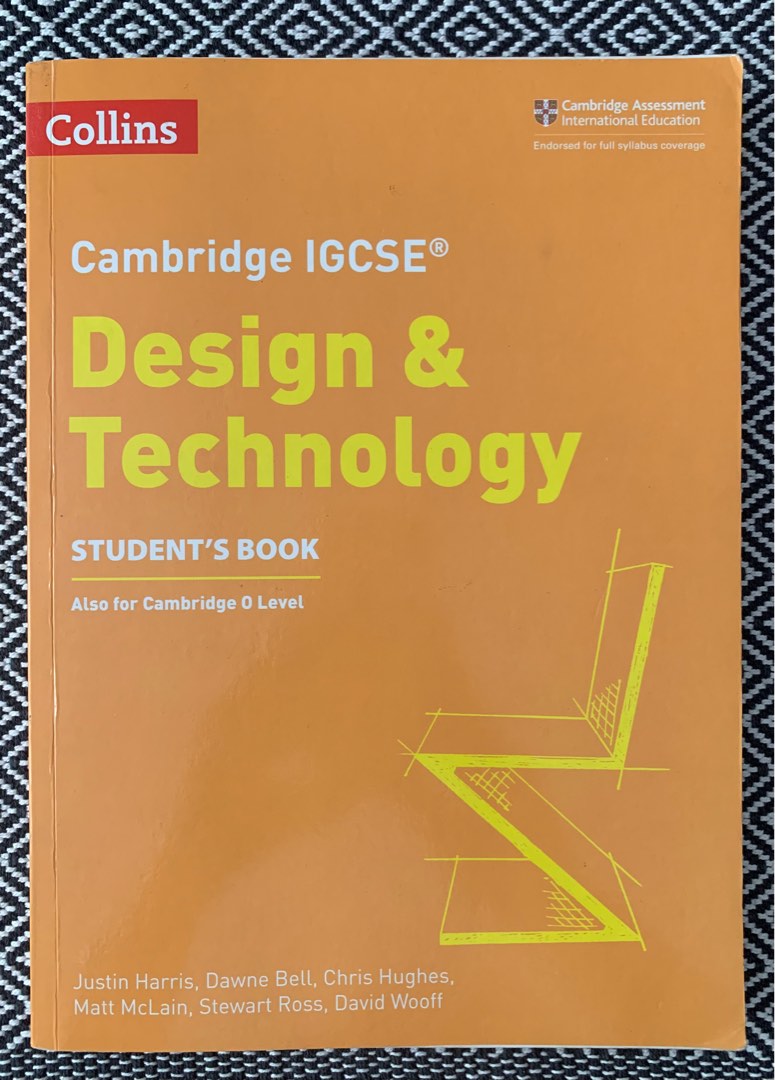 Cambridge IGCSE and O Level Design and Technology Textbook, Hobbies ...
