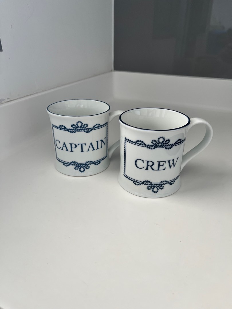 Captain and Crew mug, Furniture & Home Living, Kitchenware & Tableware ...