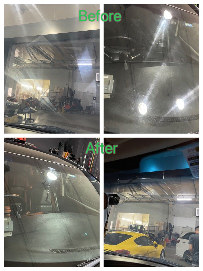 Car windscreen windshield scratches removal and polishing, Car ...