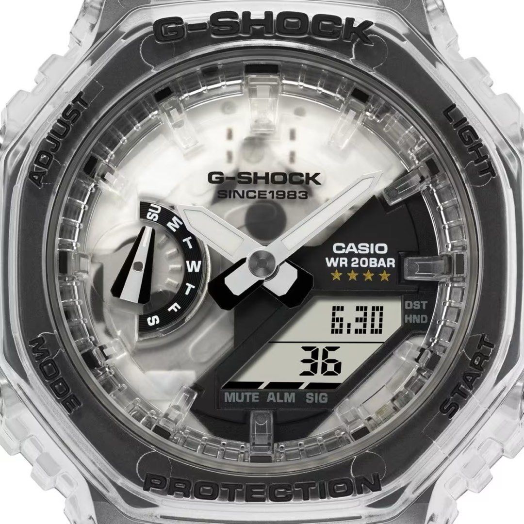 Casio JDM日版 G-SHOCK 40週年紀念版 女裝手錶 40th Anniversary CLEAR REMIX ANALOG-DIGITAL WOMEN GMA-S2140RX ...