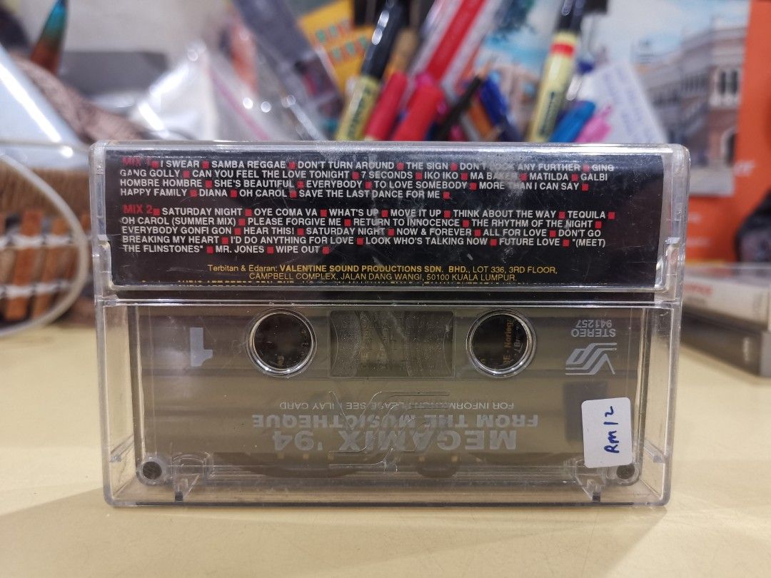 (Cassette) MEGAMIX '94 From The Musictheque, Hobbies & Toys, Music & Media, CDs & DVDs on Carousell