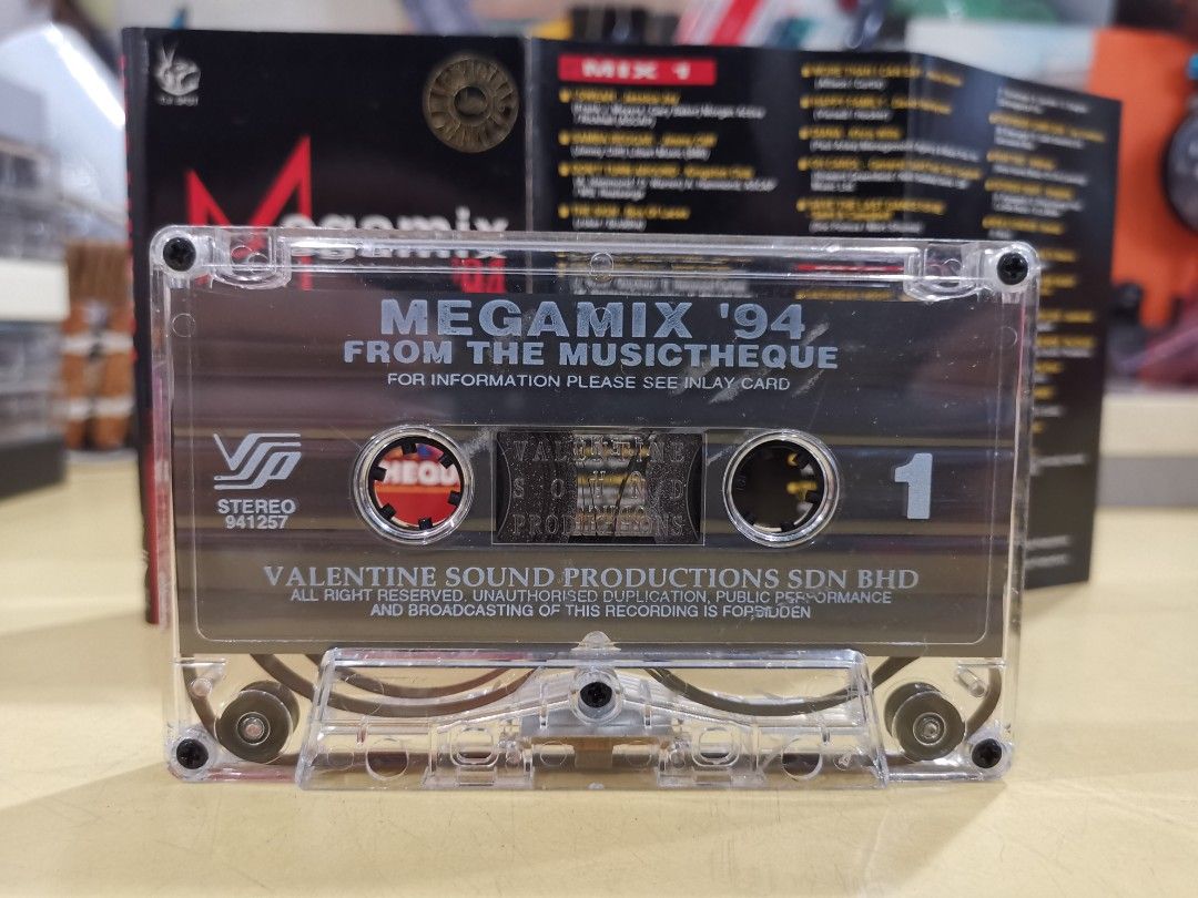 (Cassette) MEGAMIX '94 From The Musictheque, Hobbies & Toys, Music & Media, CDs & DVDs on Carousell
