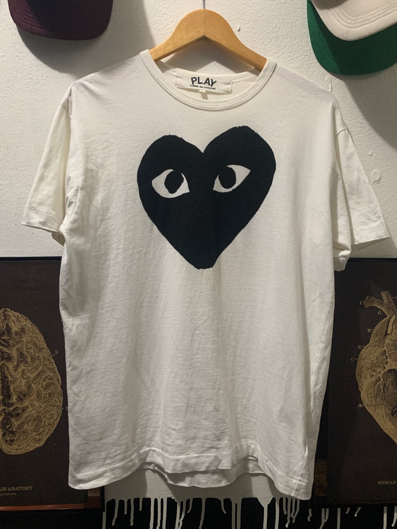 cdg play, Men's Fashion, Tops & Sets, Tshirts & Polo Shirts on Carousell