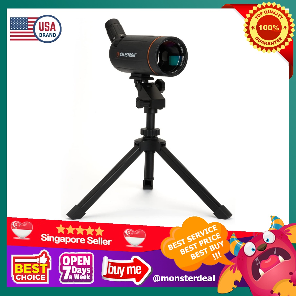 Celestron 52238 C70 Mini Mak Spotting Scope,Black (25-75x) (spotting scope), Photography, Lens ...