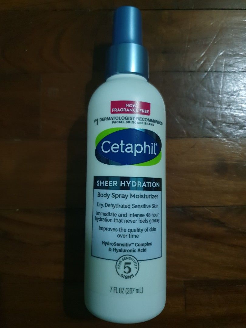 Cetaphil Body spray moisturiser, Beauty & Personal Care, Bath & Body ...