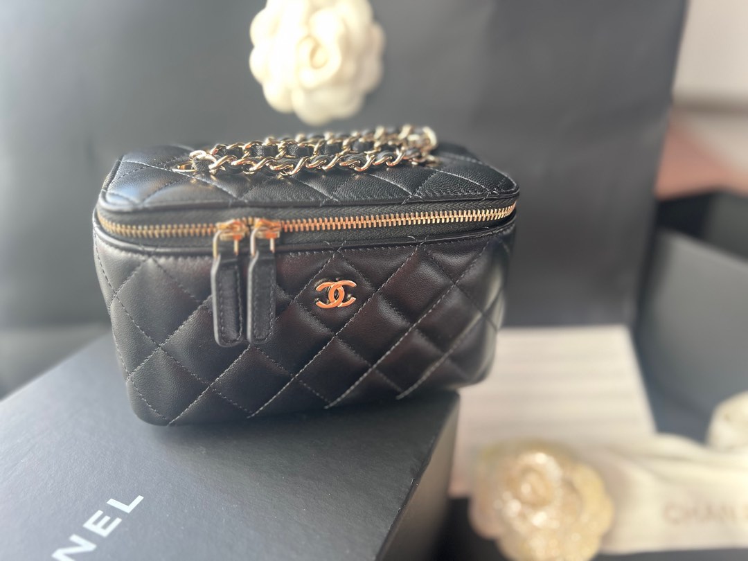 Chanel Small Vanity Bag, Luxury, Bags & Wallets on Carousell