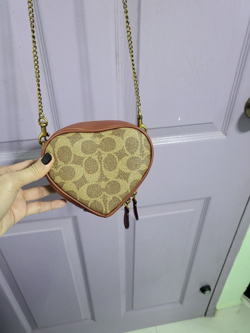 Coach Heart Bag, Women's Fashion, Bags & Wallets, Cross-body Bags on ...
