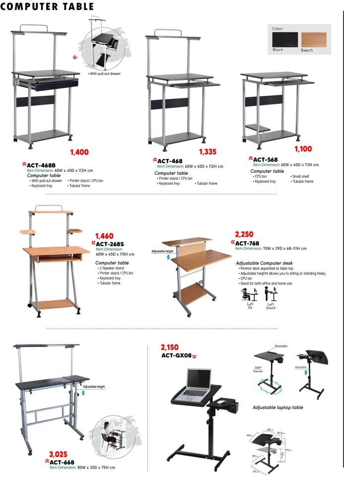 Computer Table and Laptop - Notebook Table on Carousell