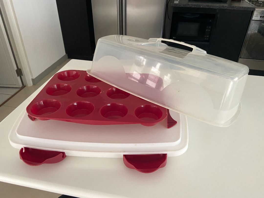 Cupcake/Muffin Storage Carrier/Container/Caddy/Tray, Furniture & Home ...