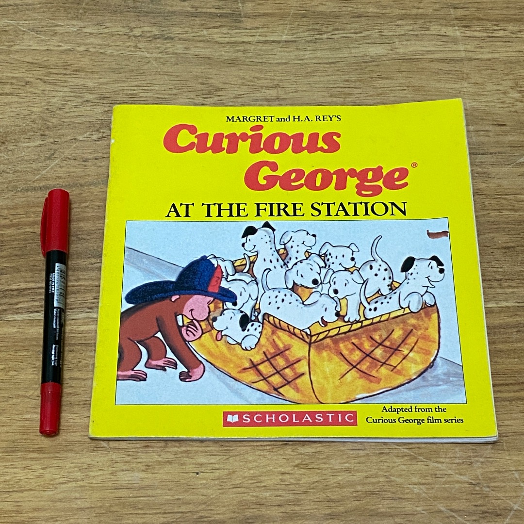 Curious George at the Fire Station on Carousell