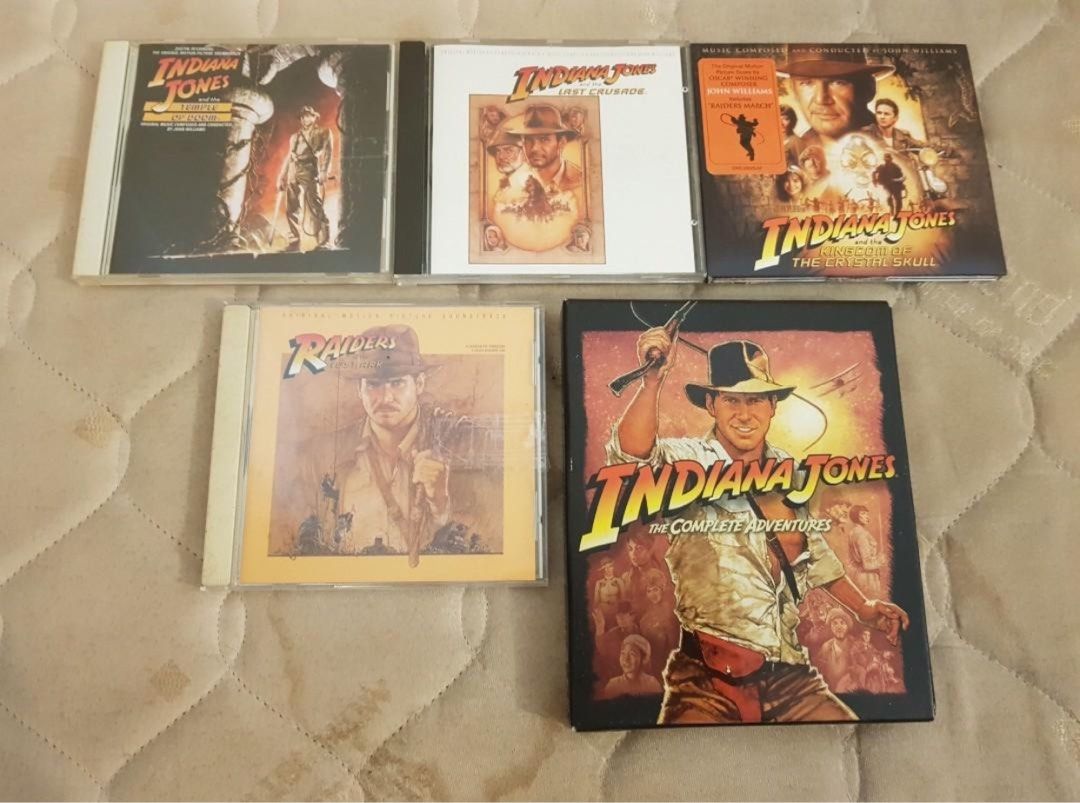 Indiana Jones Blu-Ray Boxset And Soundtrack CD Collection, Hobbies ...