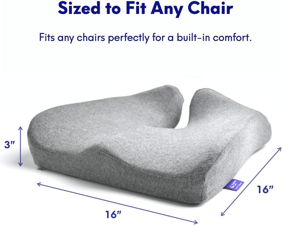 Cushion Lab Patented Pressure Relief Seat Cushion for Long Sitting ...
