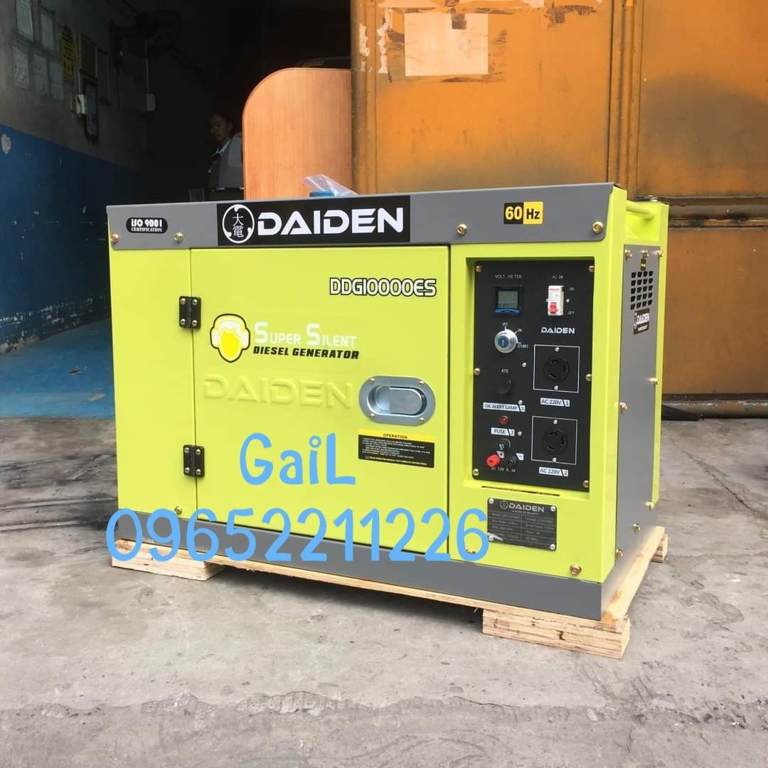DAIDEN Japan DDG10000ES Air-cooled Silent Type Diesel Generator Set ...