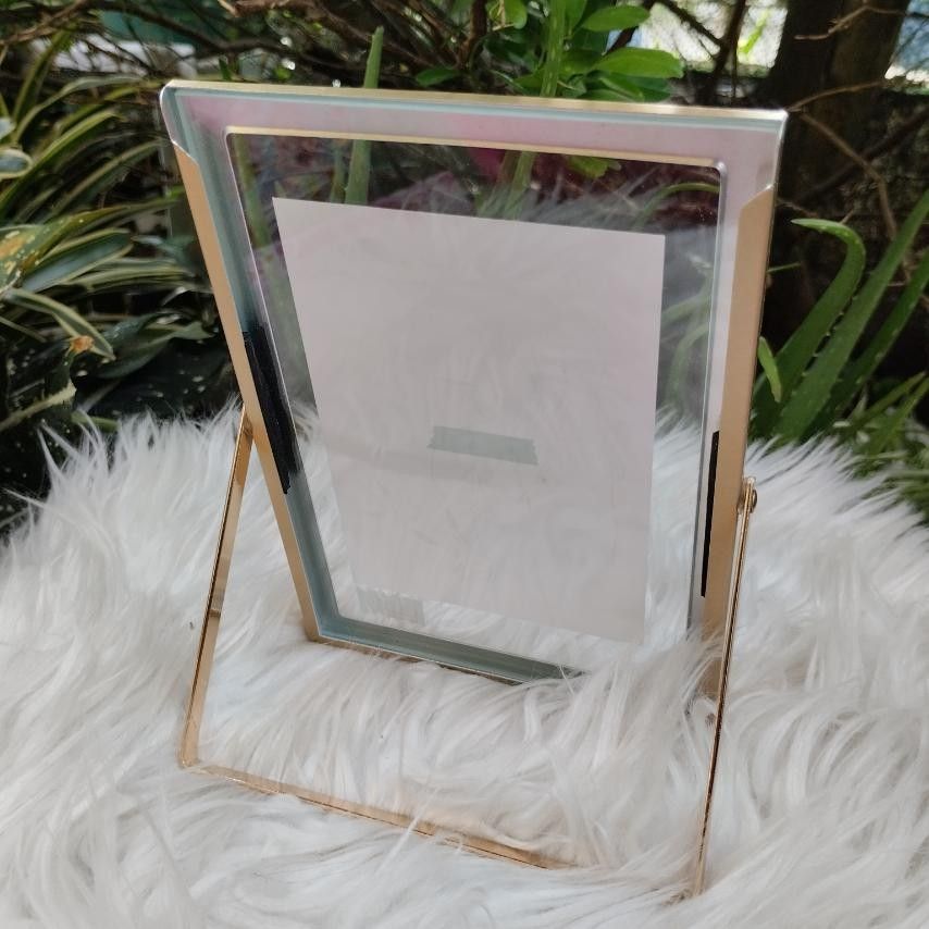 DAISO Aluminum Photo Frame on Carousell