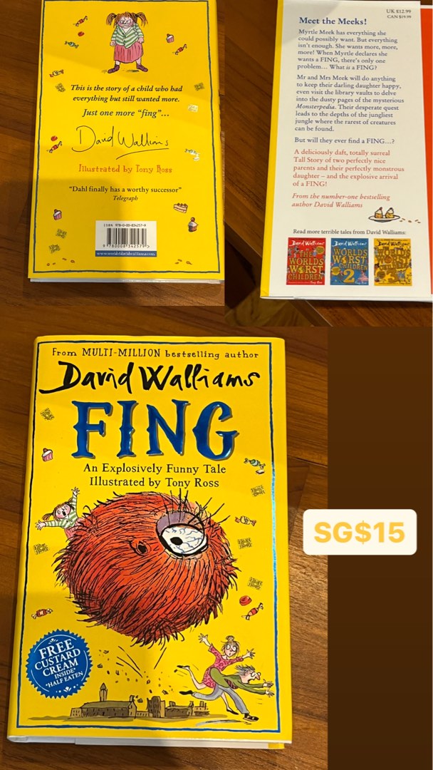 David Walliams - Fing, Hobbies & Toys, Books & Magazines, Children's ...