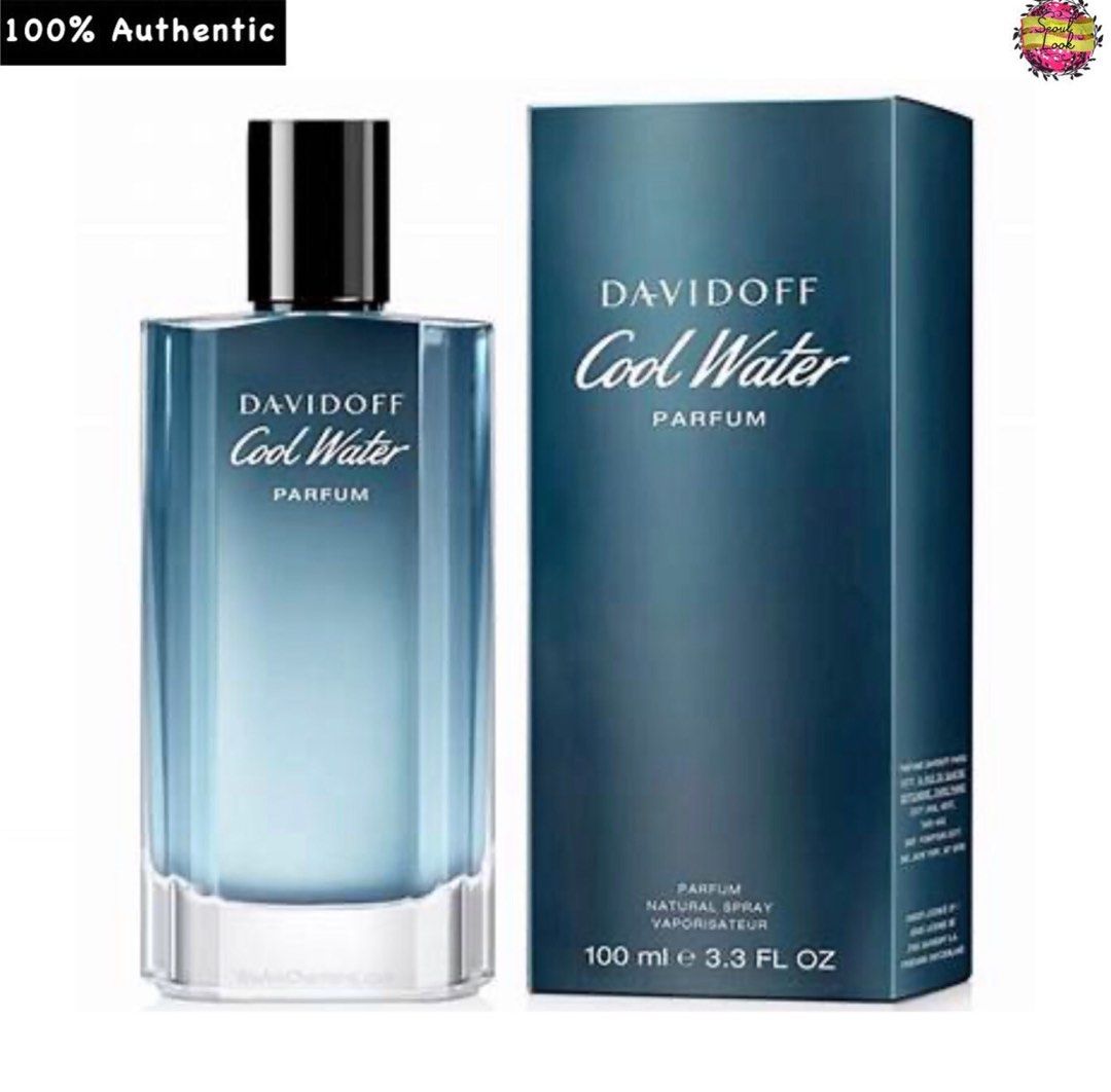 Davidoff Cool Water Parfum 100ml for Men (Tester with Cap/Retail ...