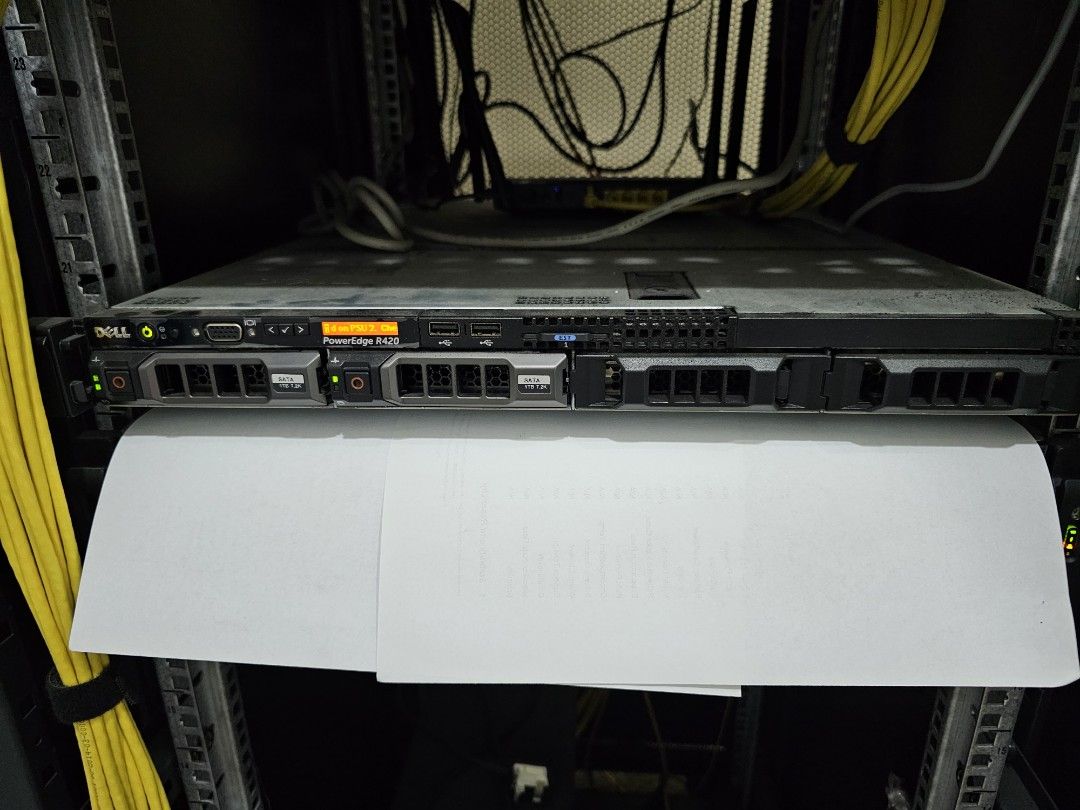 Dell Poweredge R420 rackmount server, Computers & Tech, Office ...