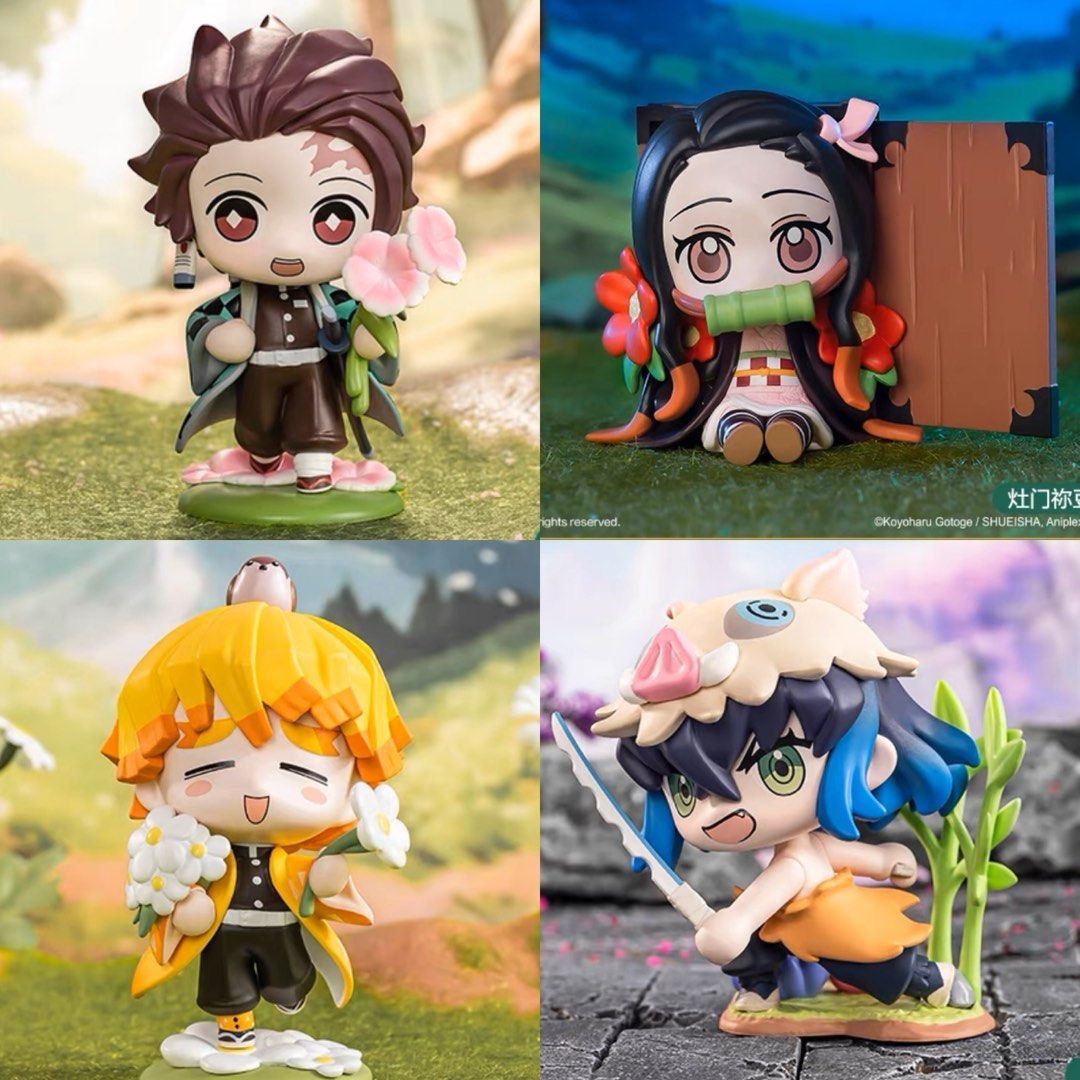 Demon Slayer : Kimetsu No Yaiba - POP MART - Flower Series Blind Box ...