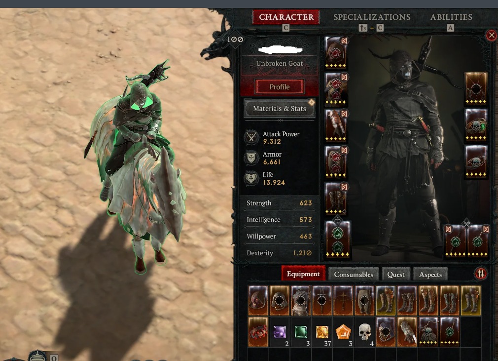 diablo 4 rogue account (deluxe), Video Gaming, Video Games, Others on ...