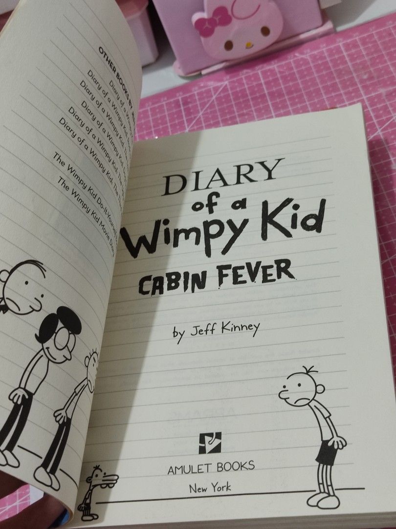 Diary of a Wimpy Kid book 1 / Cabin Fever by Jeff Kinney, Hobbies ...