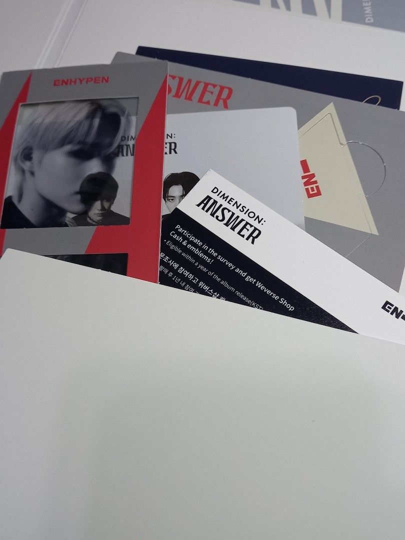 dimension: answer unsealed album with no pc full inclusions including ...