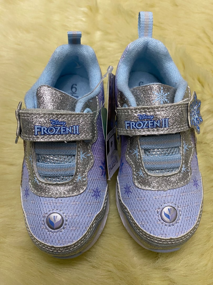 DISNEY FROZEN SHOES with LIGHTS 15cm, Babies & Kids, Babies & Kids ...
