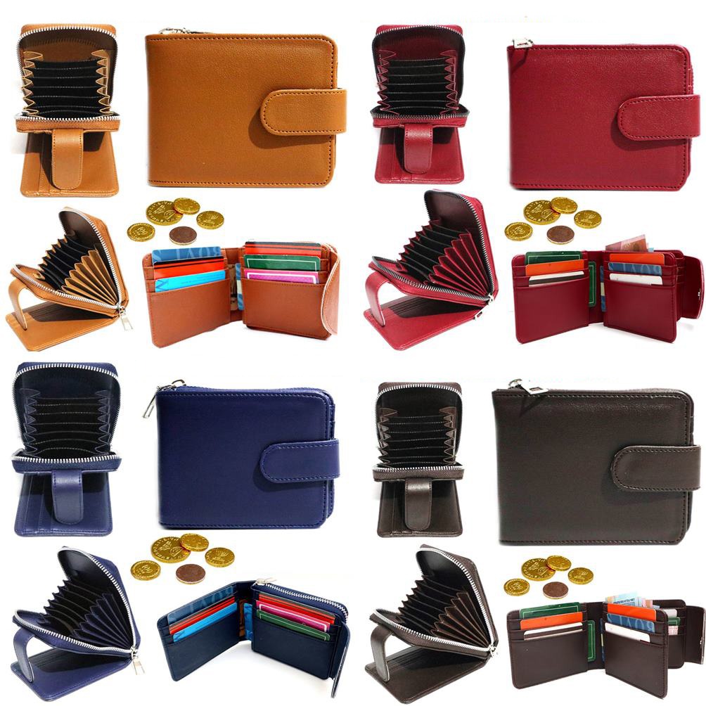 Dompet Resleting Pria Kulit kartu Complete, Fesyen Pria, Tas & Dompet ...