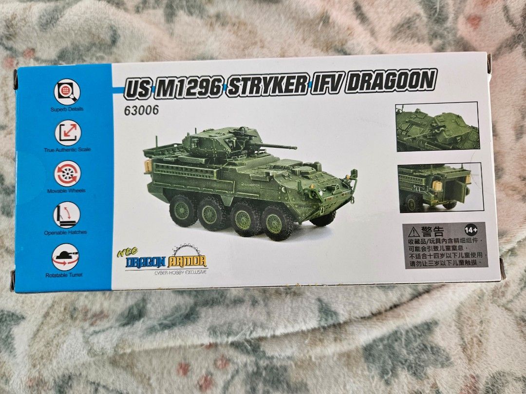 Dragon Armor US M1296 Stryker IFV DRAGOON [1:72 scale fully built model ...