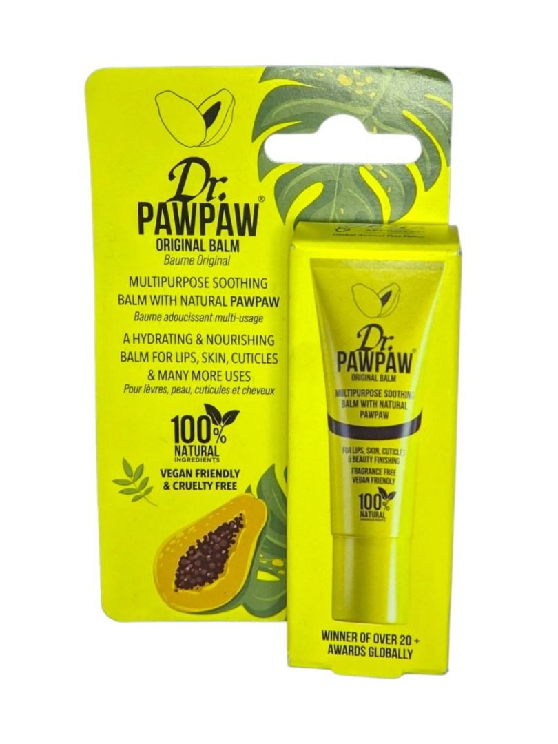 Dr.PAWPAW Original Clear Balm, Multipurpose Soothing Balm with Natural ...