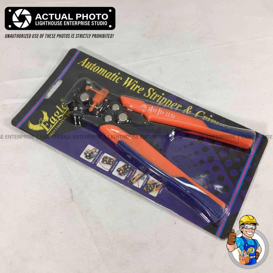 EAGLE Professional Tools Automatic Wire Stripper & Self-Adjusting ...