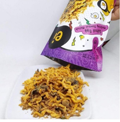 Ei Snack Mie Kering Salted Egg Mee Goreng Sambal Matah 60gr, Makanan ...