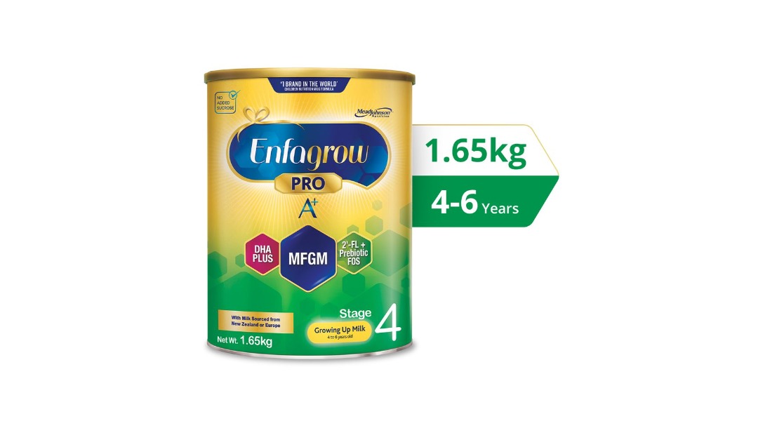 Enfagrow Pro A+ Stage 4 2-FL+ MFGM Growing Up Milk (4-6 Years) 1.65kg ...