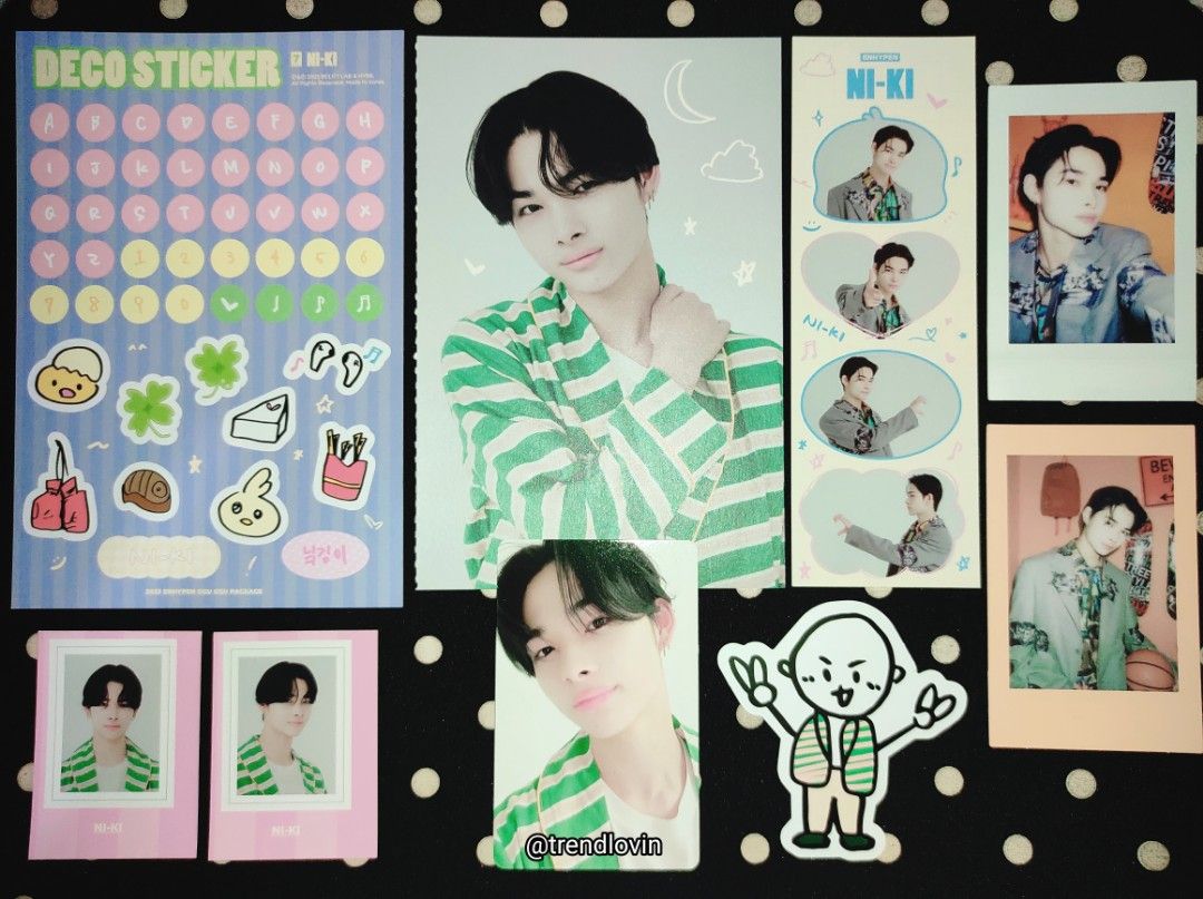Enhypen Niki Ggu Ggu Package 2023 Member Set on Carousell